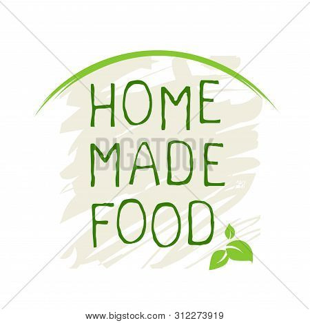 Home Made Food Label Vector & Photo (Free Trial) | Bigstock
