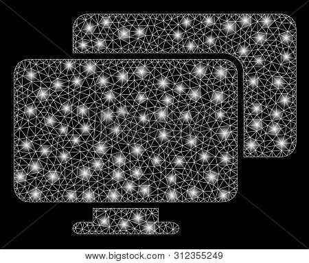Glossy Mesh Computers Vector & Photo (Free Trial) | Bigstock
