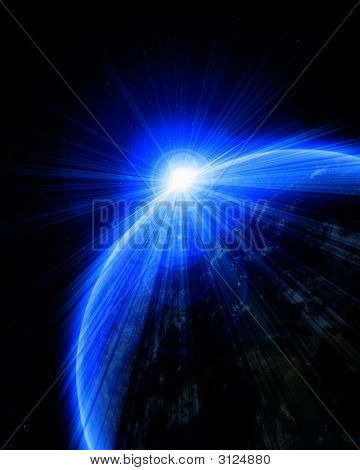 Blue Planet Earth Image & Photo (Free Trial) | Bigstock