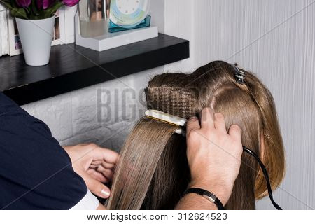 Young Woman Doing Hair Image & Photo (Free Trial) | Bigstock