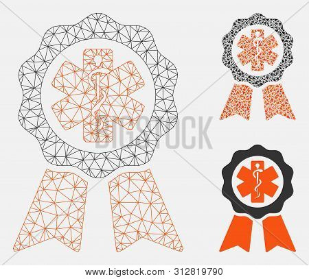 Mesh Medical Seal Vector & Photo (Free Trial) | Bigstock