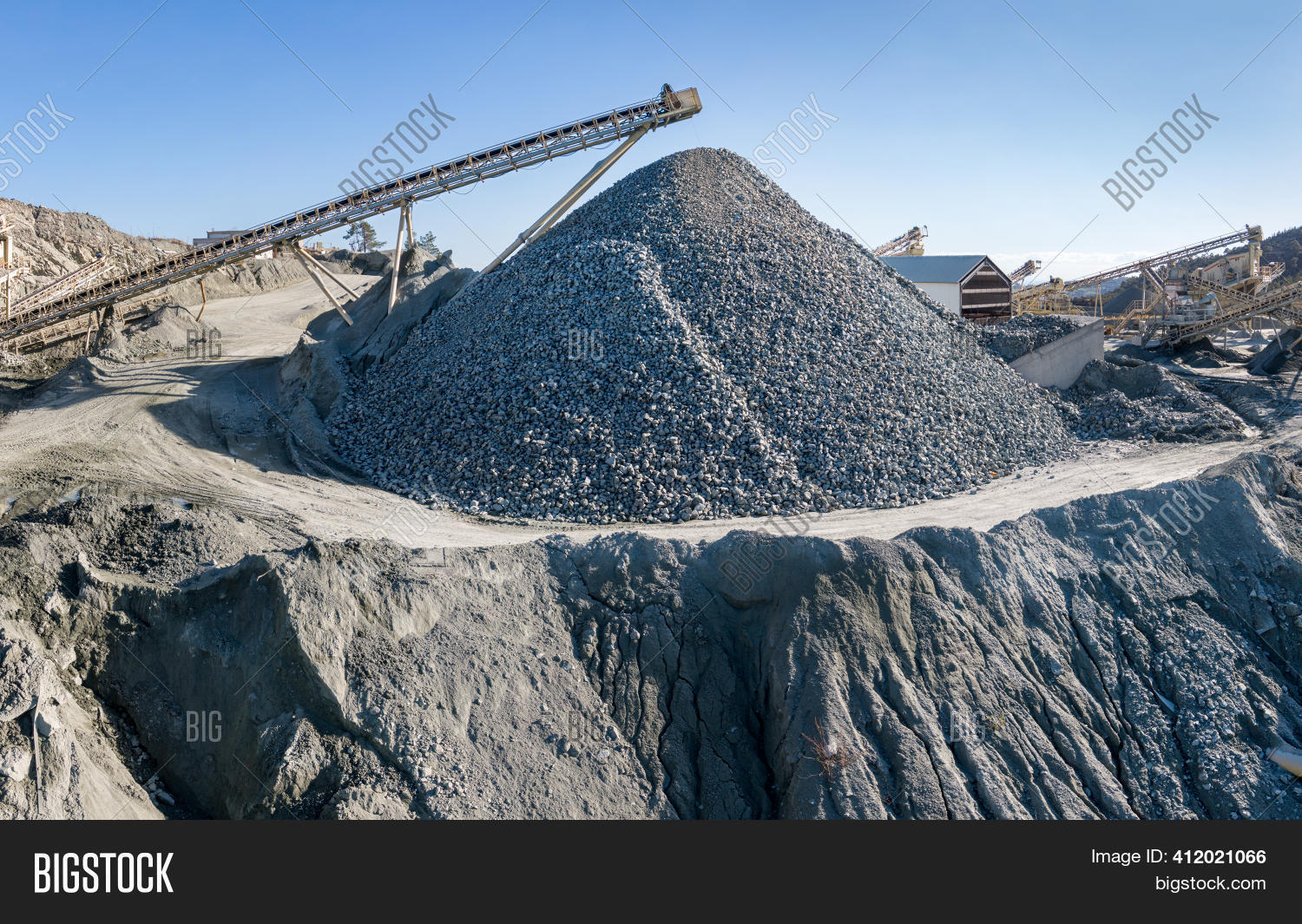 Huge Pile Gravel Image & Photo (Free Trial) | Bigstock