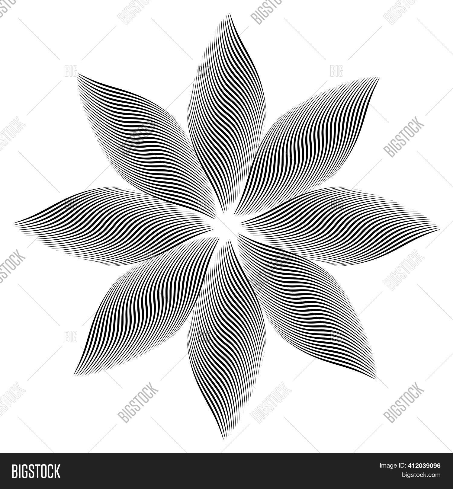 Abstract Wavy Lines Op Image & Photo (Free Trial) | Bigstock