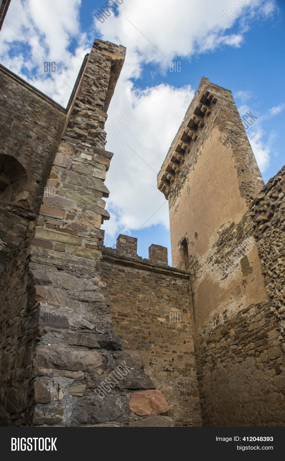 Towers Entrance Walls Image & Photo (Free Trial) | Bigstock