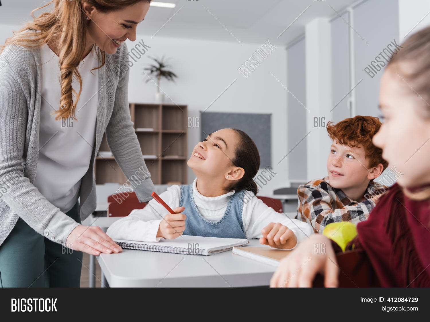 Happy Schoolgirl Image & Photo (Free Trial) | Bigstock