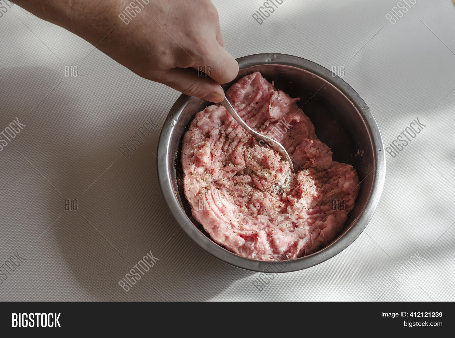 Hand Stirring Minced Image & Photo (Free Trial) | Bigstock