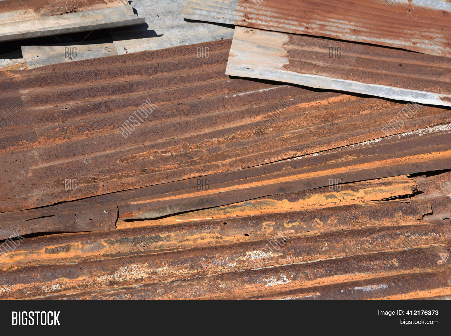 Old Rusty Galvanized Image & Photo (Free Trial) | Bigstock