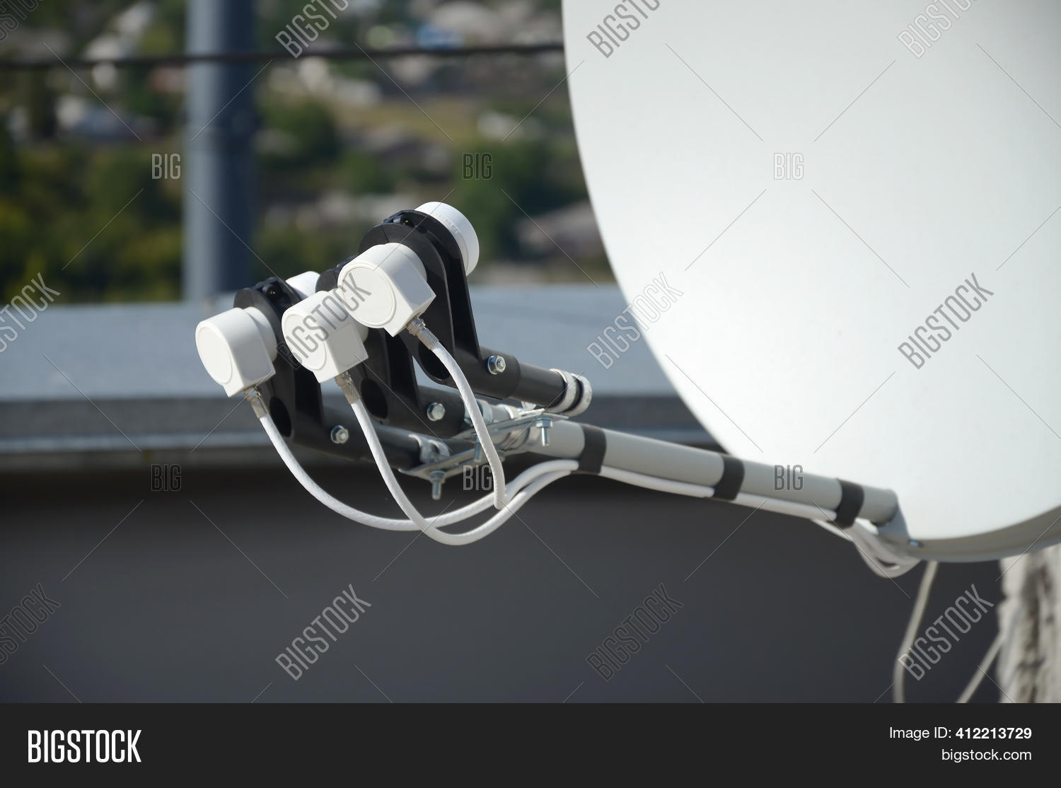 White Satellite Dish Image & Photo (Free Trial) | Bigstock