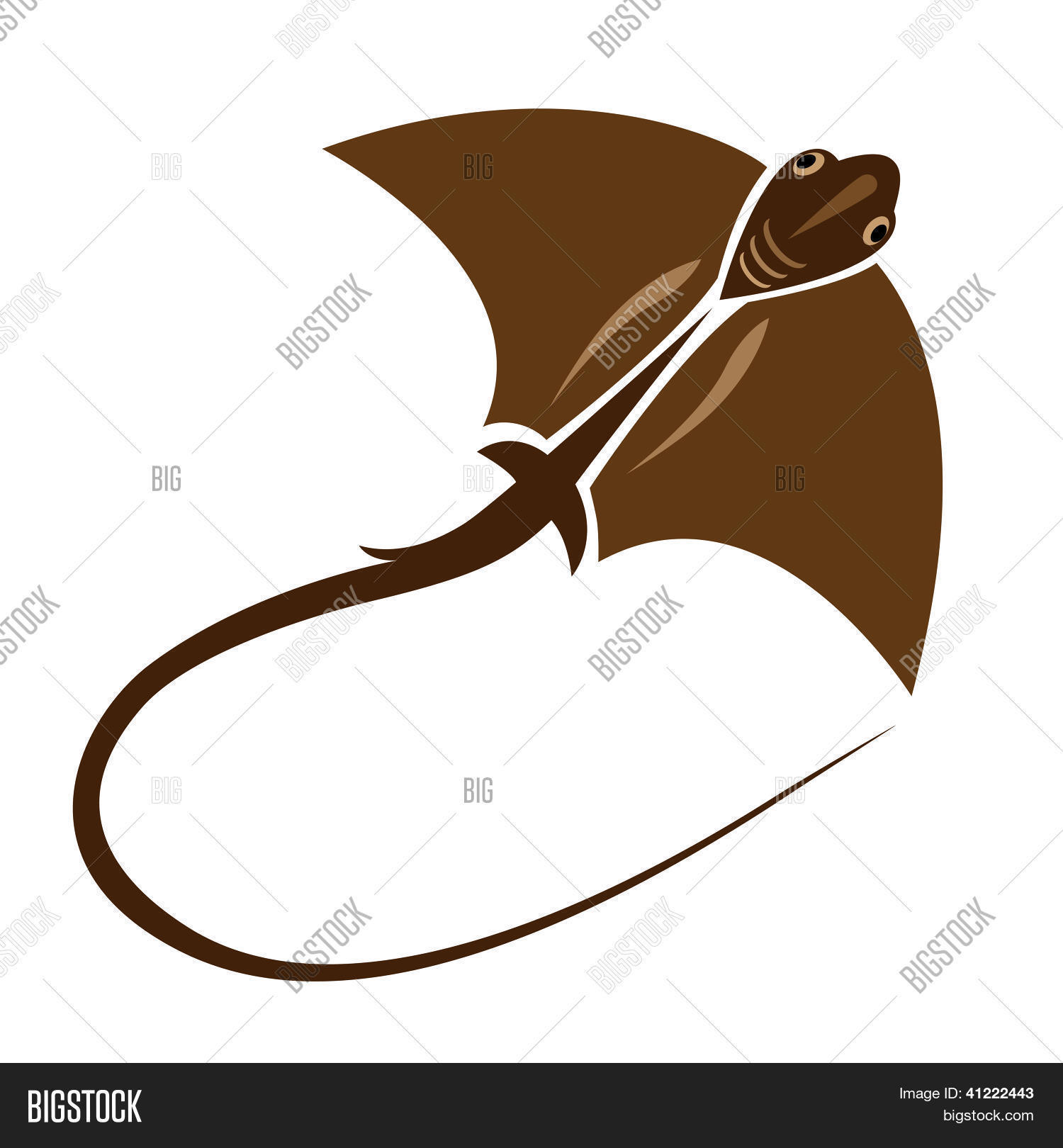 Vector Image Stingray Vector & Photo (Free Trial) | Bigstock