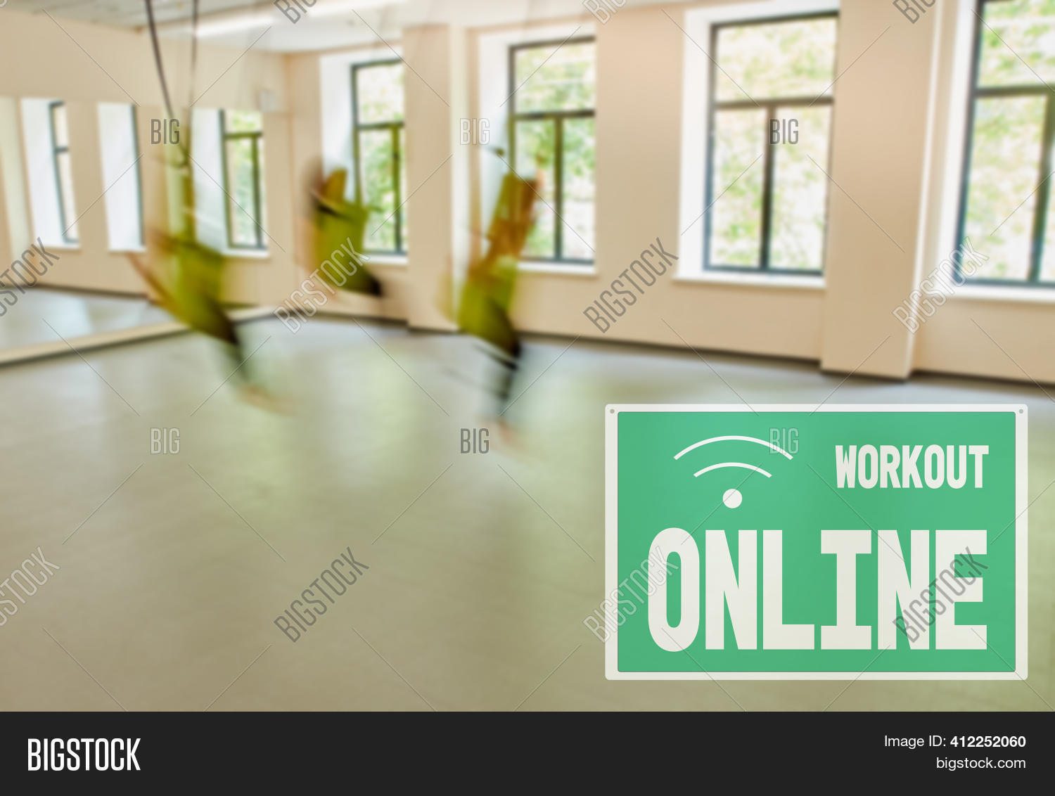 Workout Sign Online, Image & Photo (Free Trial) | Bigstock