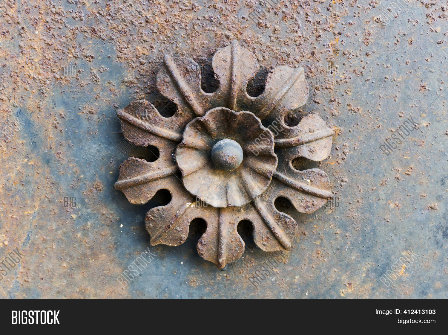 Metal Flower Ornament Image & Photo (Free Trial) | Bigstock