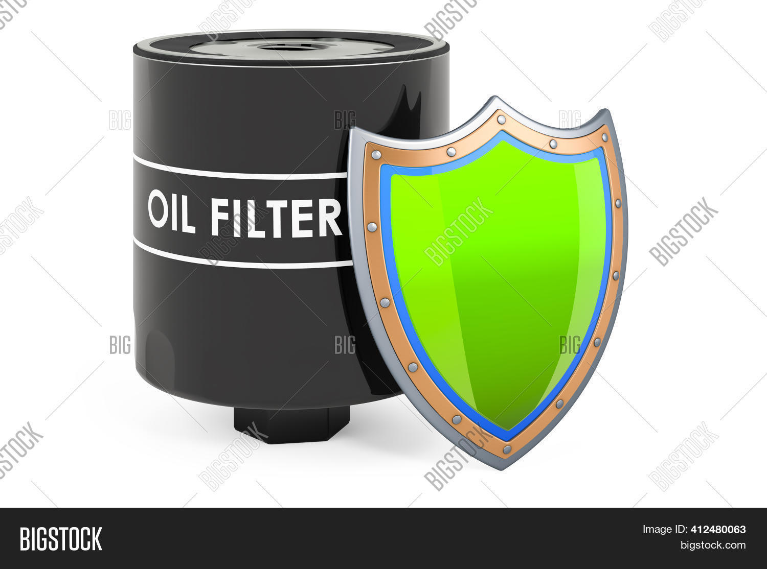 Car Oil Filter Shield Image & Photo (Free Trial) | Bigstock