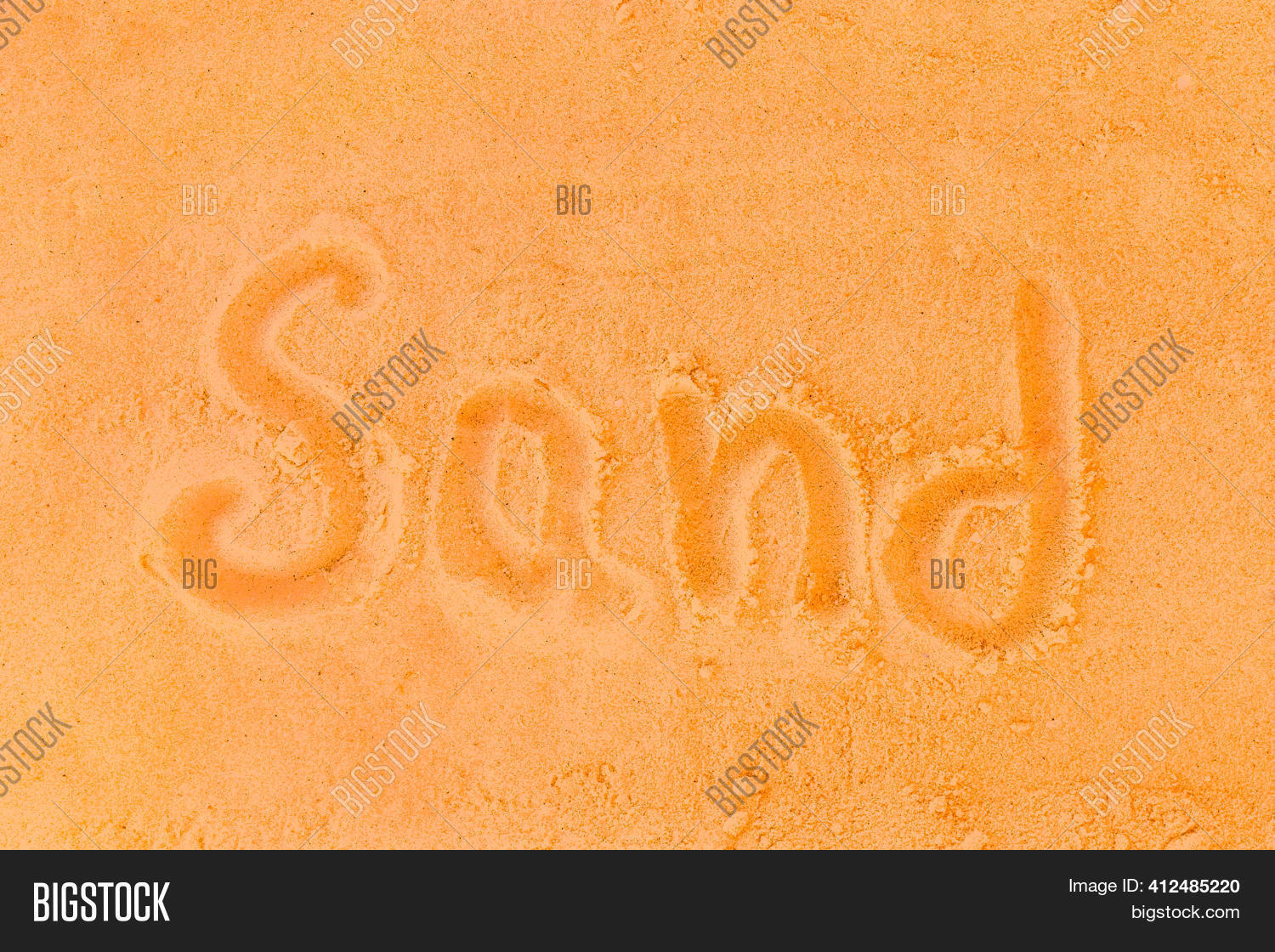 Word Sand Written On Image & Photo (Free Trial) | Bigstock