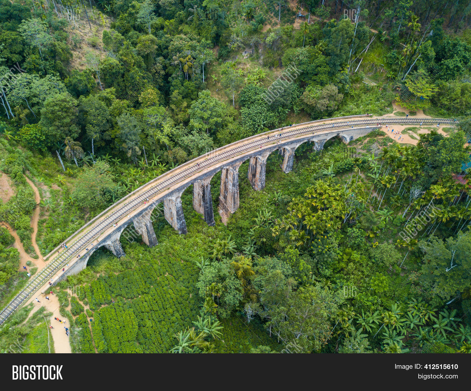 Aerial View Nine Arch Image & Photo (Free Trial) | Bigstock