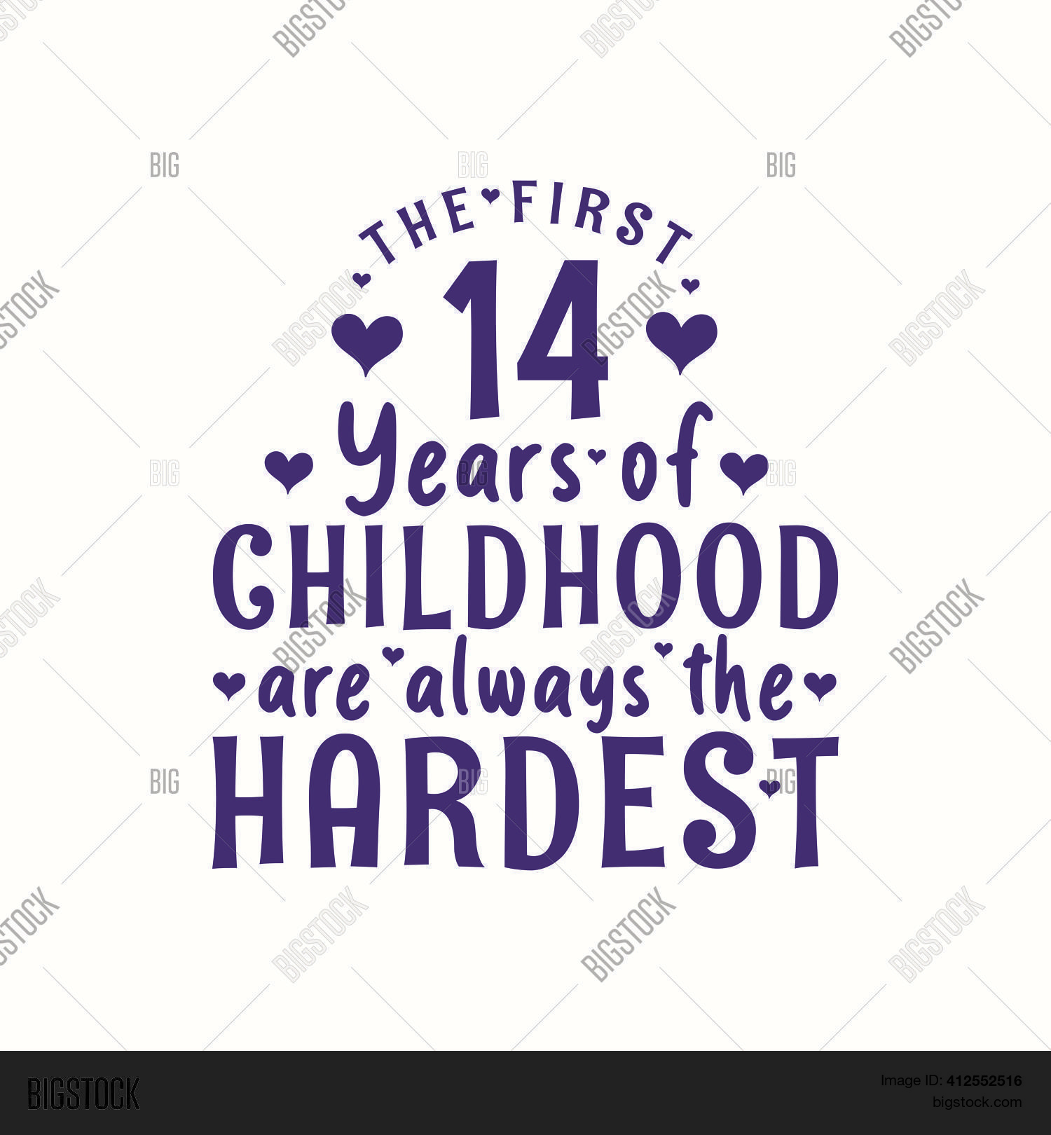 14 Years Old Birthday Vector & Photo (Free Trial) | Bigstock