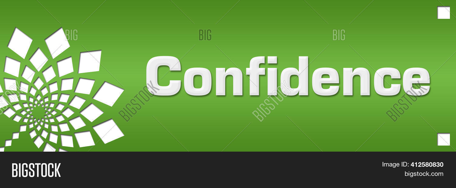 Confidence Text Image & Photo (Free Trial) | Bigstock