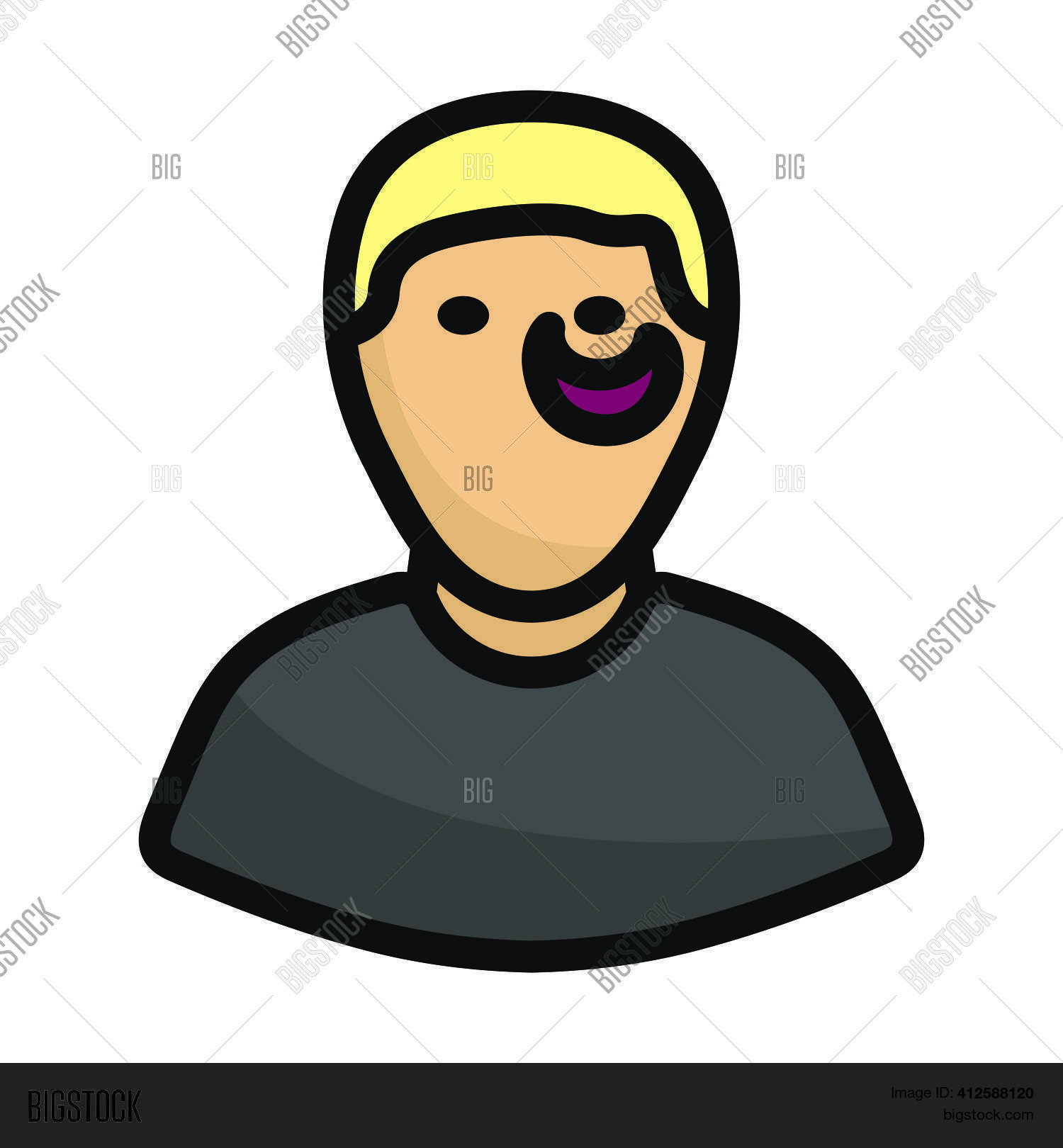 Criminal Man Icon. Vector & Photo (Free Trial) | Bigstock