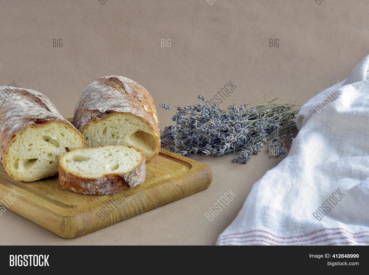 Bread Loaf, Cut Into Image & Photo (Free Trial) | Bigstock