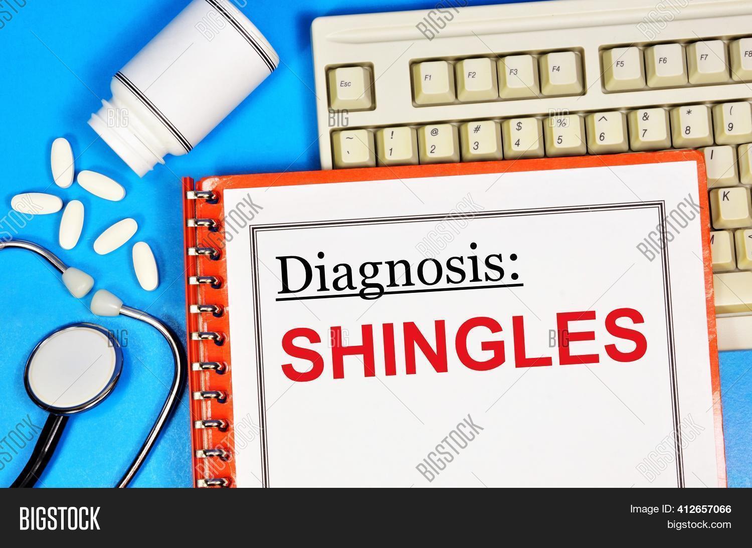 Shingles. Text Label Image & Photo (Free Trial) | Bigstock