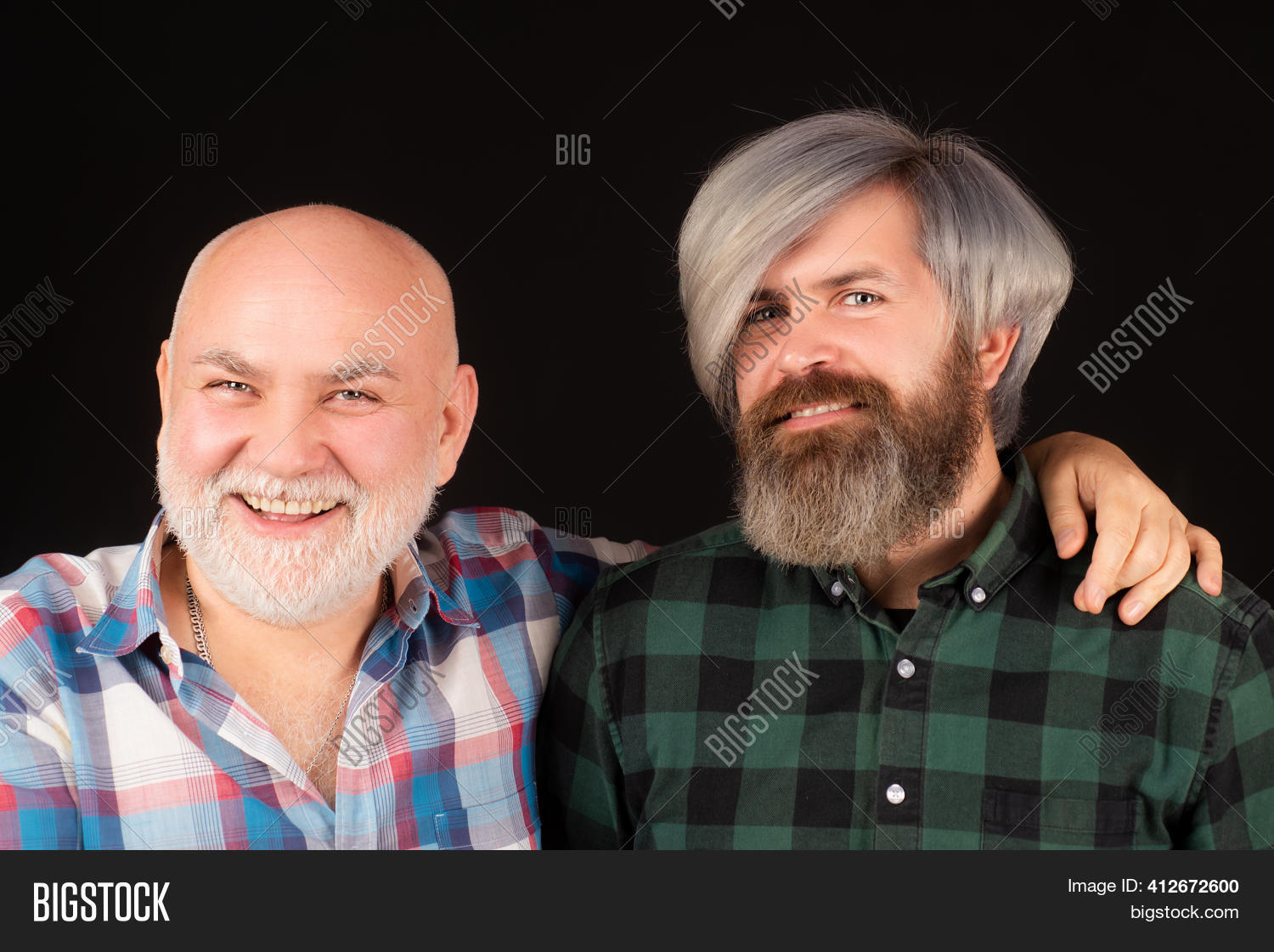 Happy Son Old Dad. Image & Photo (Free Trial) | Bigstock