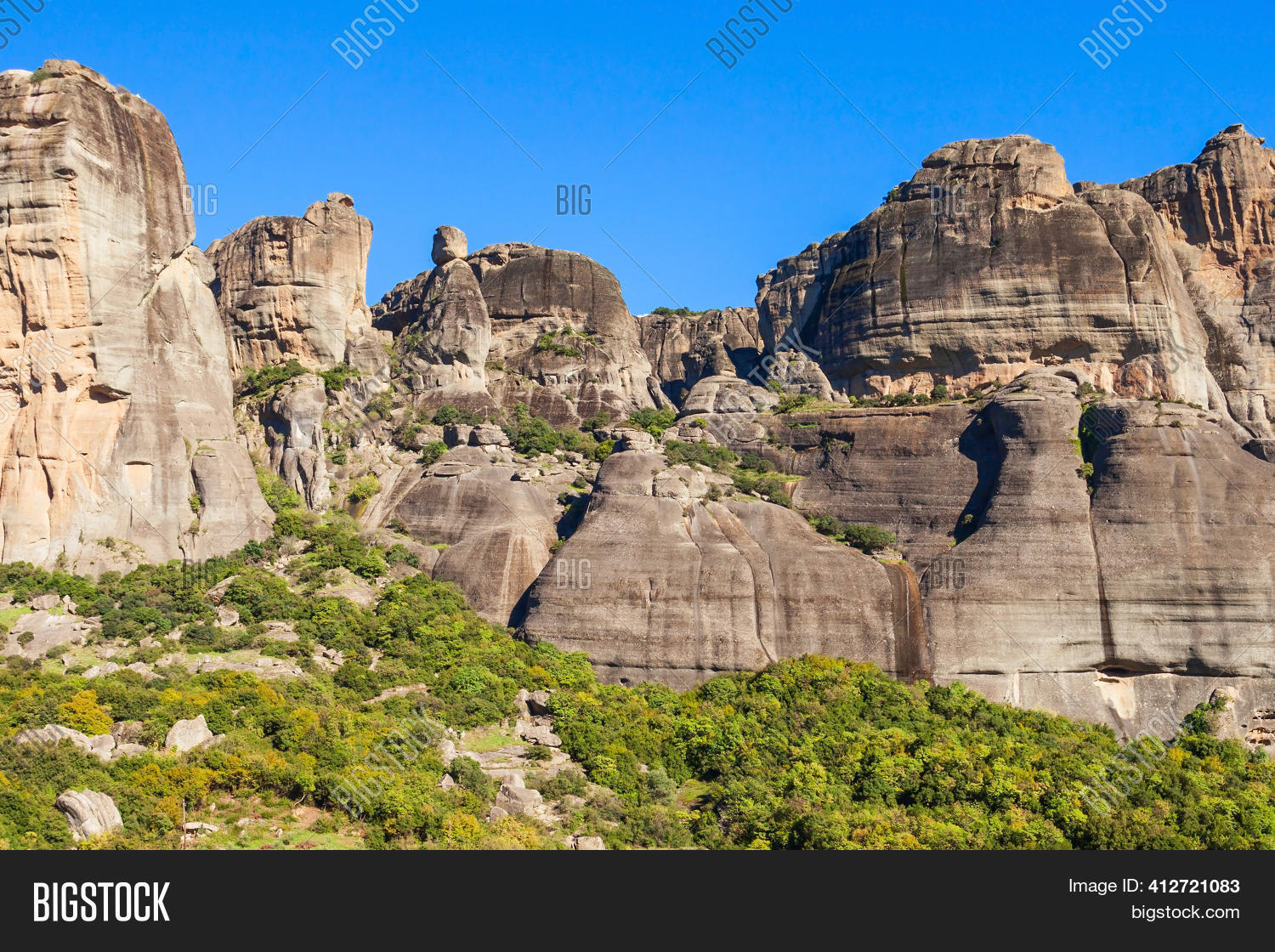Meteora Rock Formation Image & Photo (Free Trial) | Bigstock