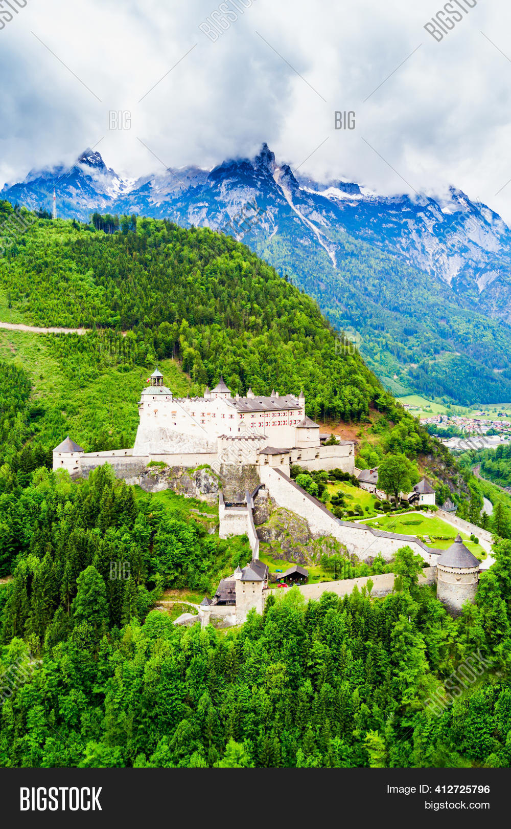Hohenwerfen Castle Image & Photo (Free Trial) | Bigstock