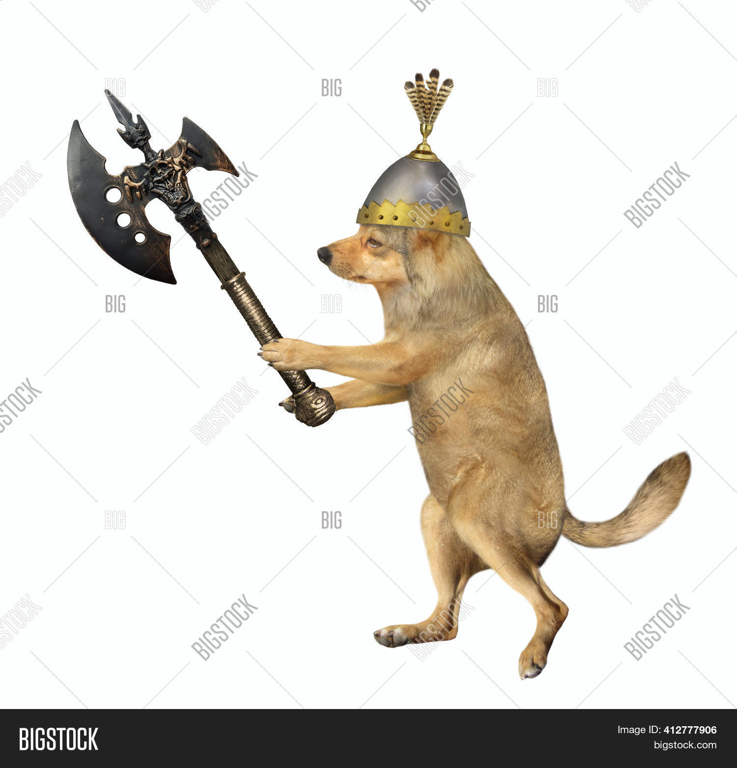 Beige Dog Warrior Image & Photo (Free Trial) | Bigstock