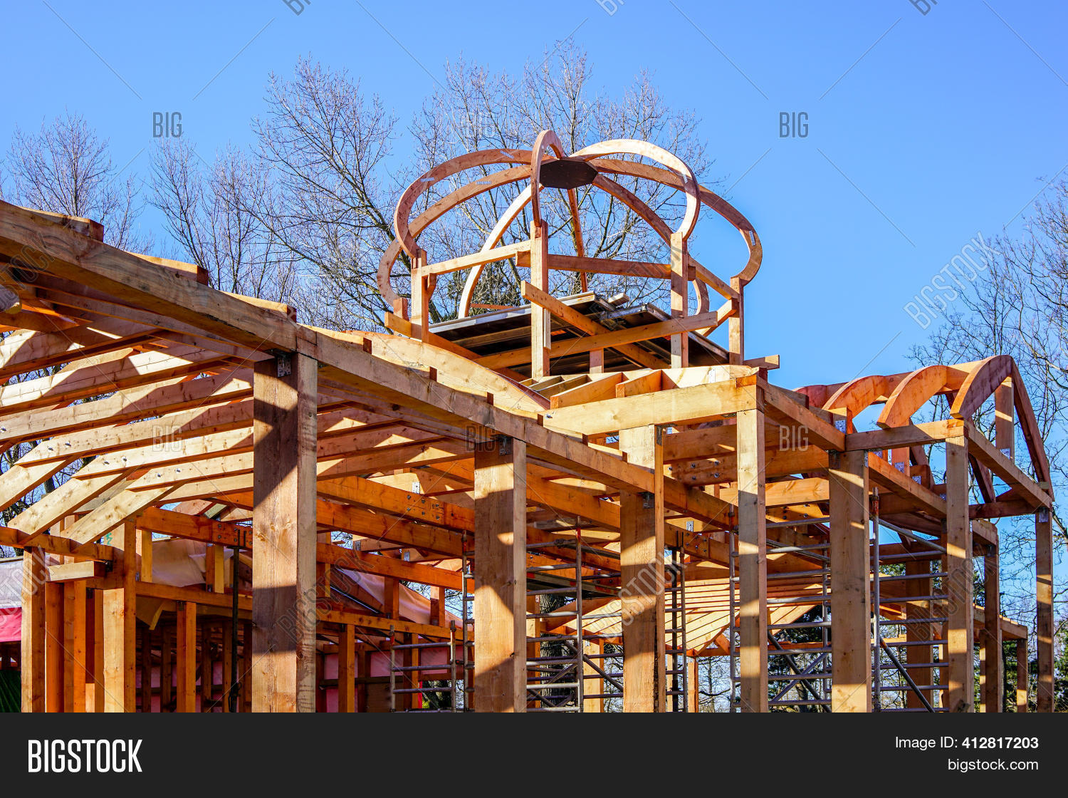 New Wooden Building Image & Photo (Free Trial) | Bigstock