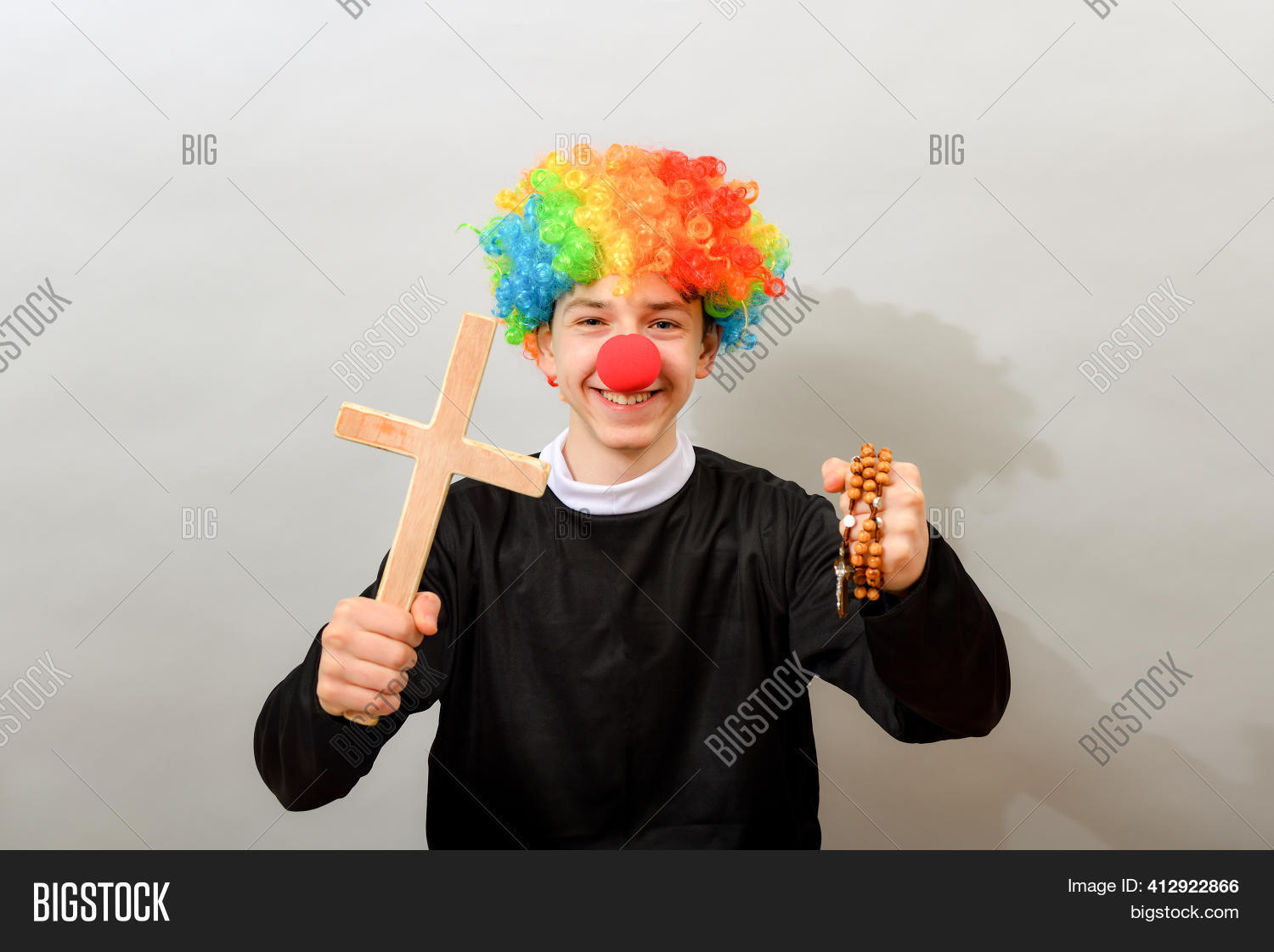 Clown Dressed Catholic Image & Photo (Free Trial) | Bigstock