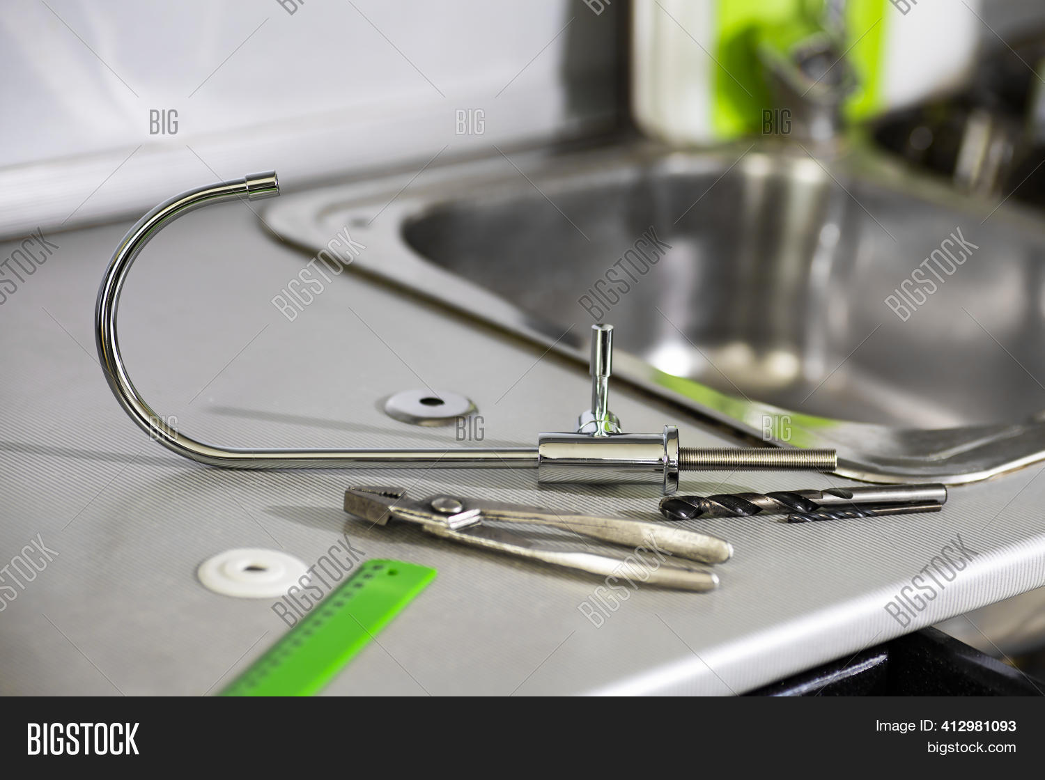Water Tap, Ruler, Image & Photo (Free Trial) | Bigstock