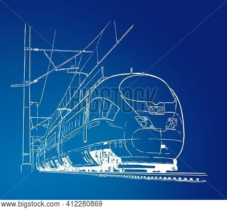 High-speed Train. Vector & Photo (Free Trial) | Bigstock