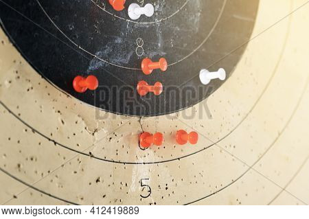 Target Marked Pins. Image & Photo (Free Trial) | Bigstock