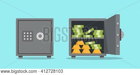 Save Vault Box Full Vector & Photo (Free Trial) | Bigstock