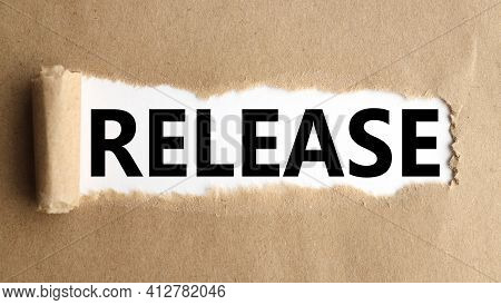 Release. Text On White Image & Photo (Free Trial) | Bigstock