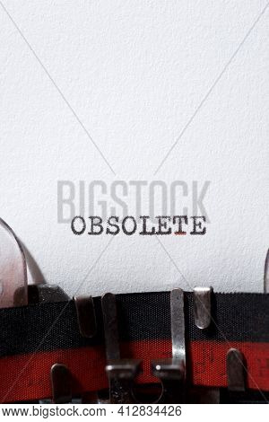 Obsolete Word Written Image & Photo (Free Trial) | Bigstock