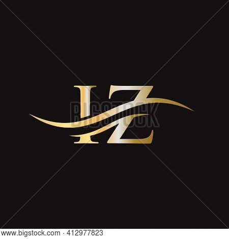 Iz Logo Design Vector Vector & Photo (Free Trial) | Bigstock