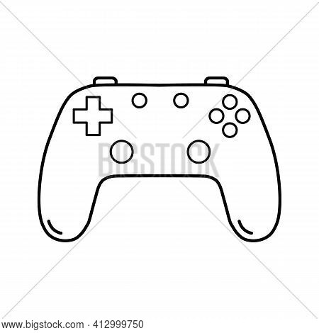 Game Controller Line Vector & Photo (Free Trial) | Bigstock