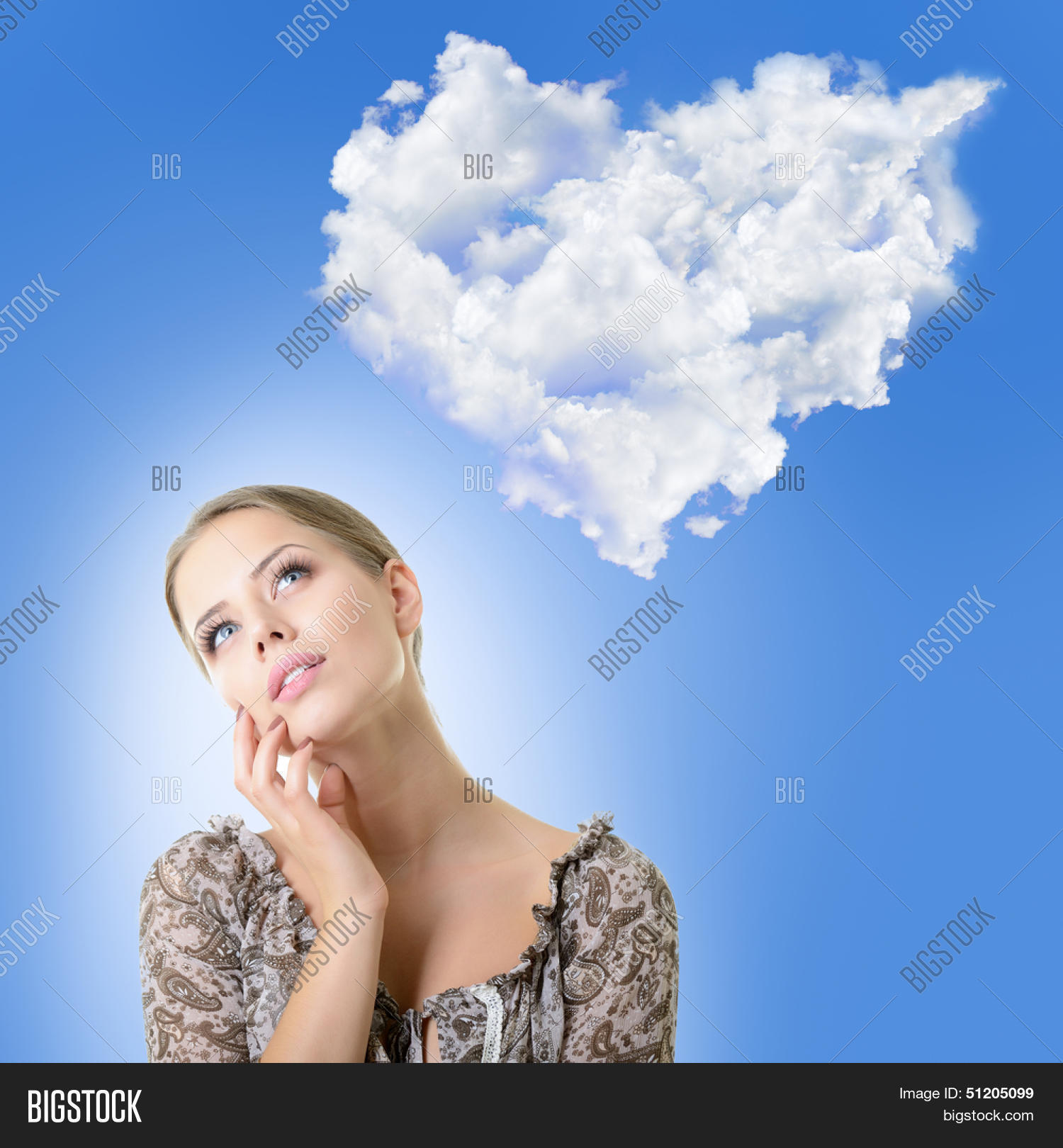Portrait Dreaming Image & Photo (Free Trial) | Bigstock
