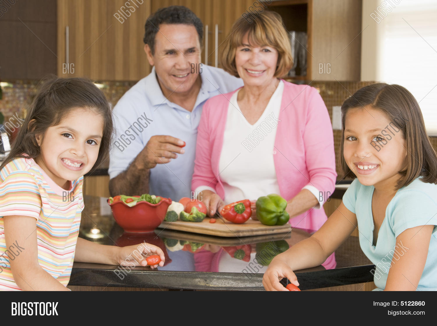Family Preparing Meal Image & Photo (Free Trial) | Bigstock
