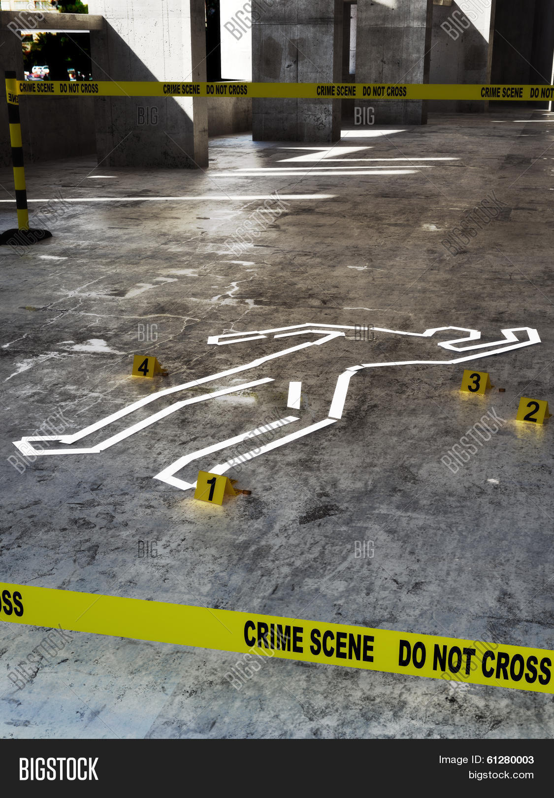 Crime Scene Close Image & Photo (Free Trial) | Bigstock