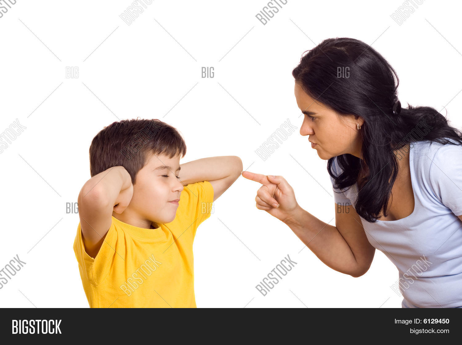Mother Scolding Her Image And Photo Free Trial Bigstock