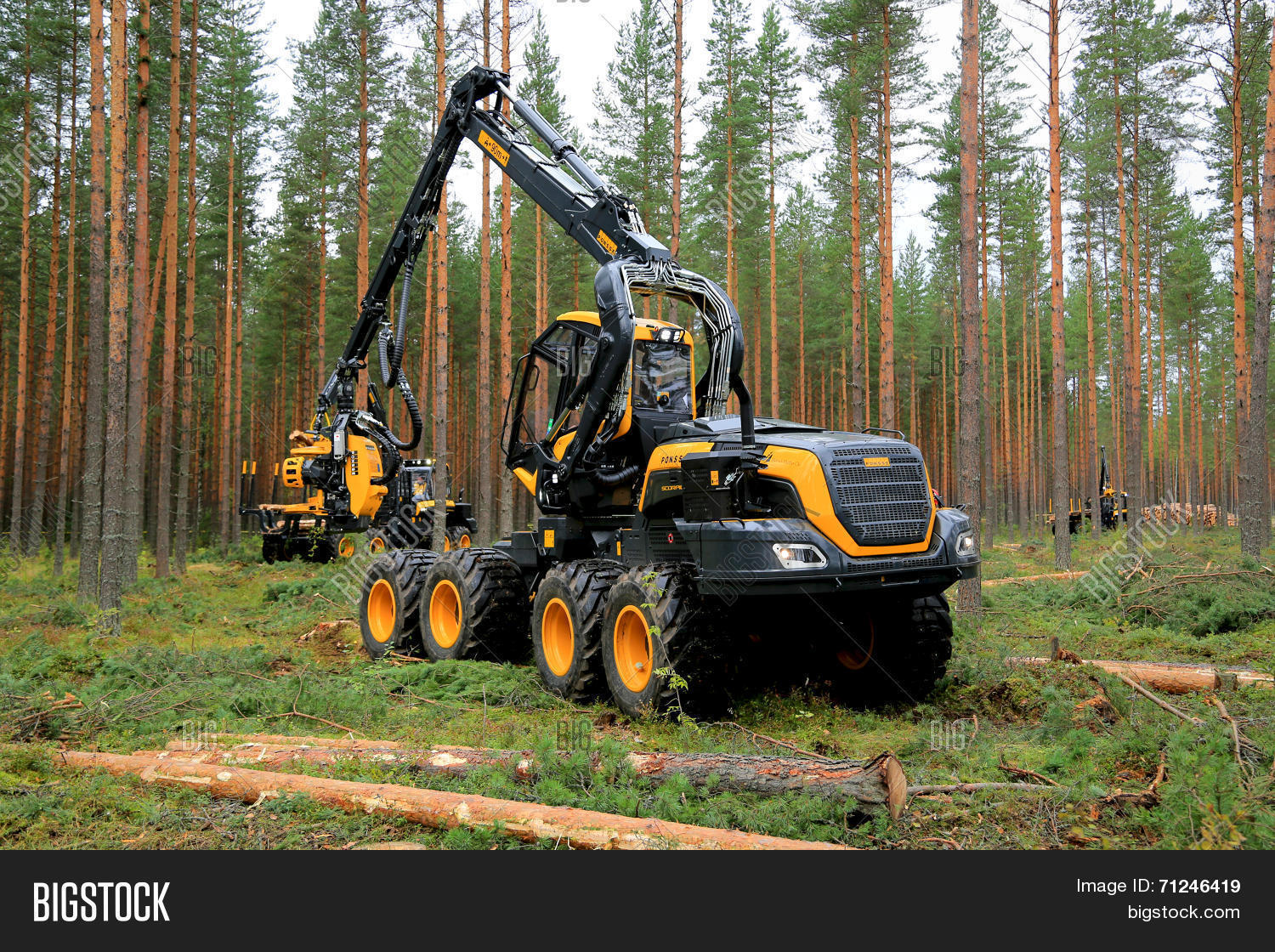 Ponsse Harvester Image & Photo (Free Trial) | Bigstock