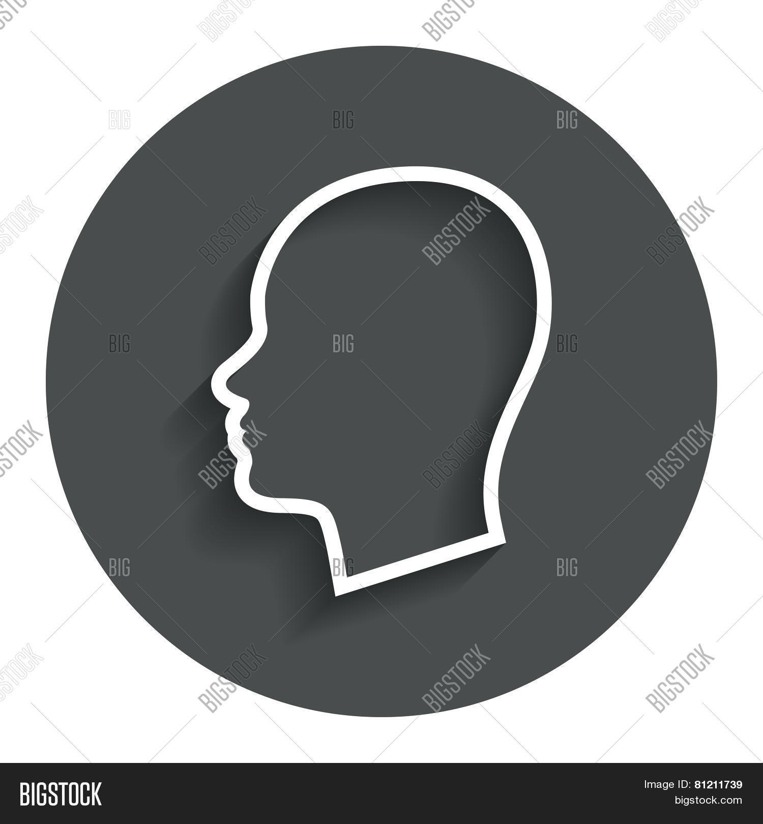 Head Sign Icon. Vector & Photo (Free Trial) | Bigstock