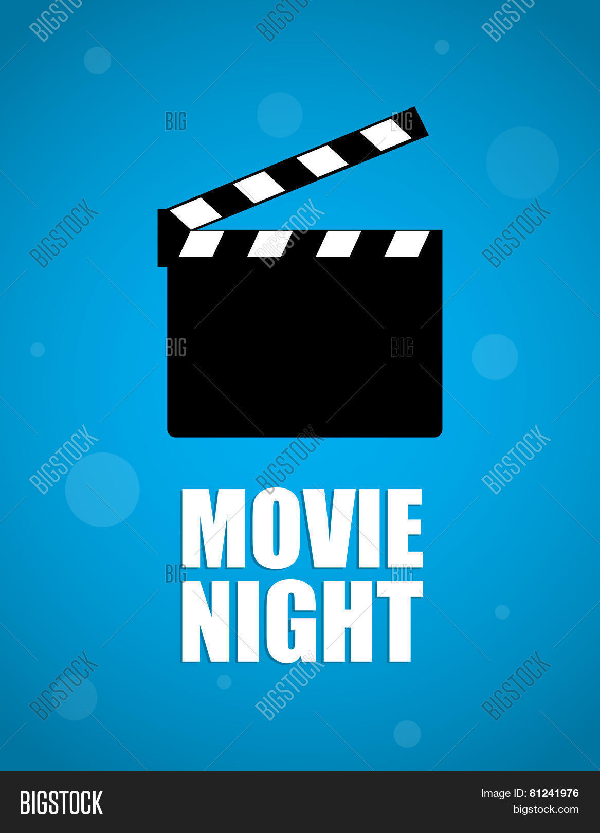 Movie Night Vector & Photo (Free Trial) | Bigstock