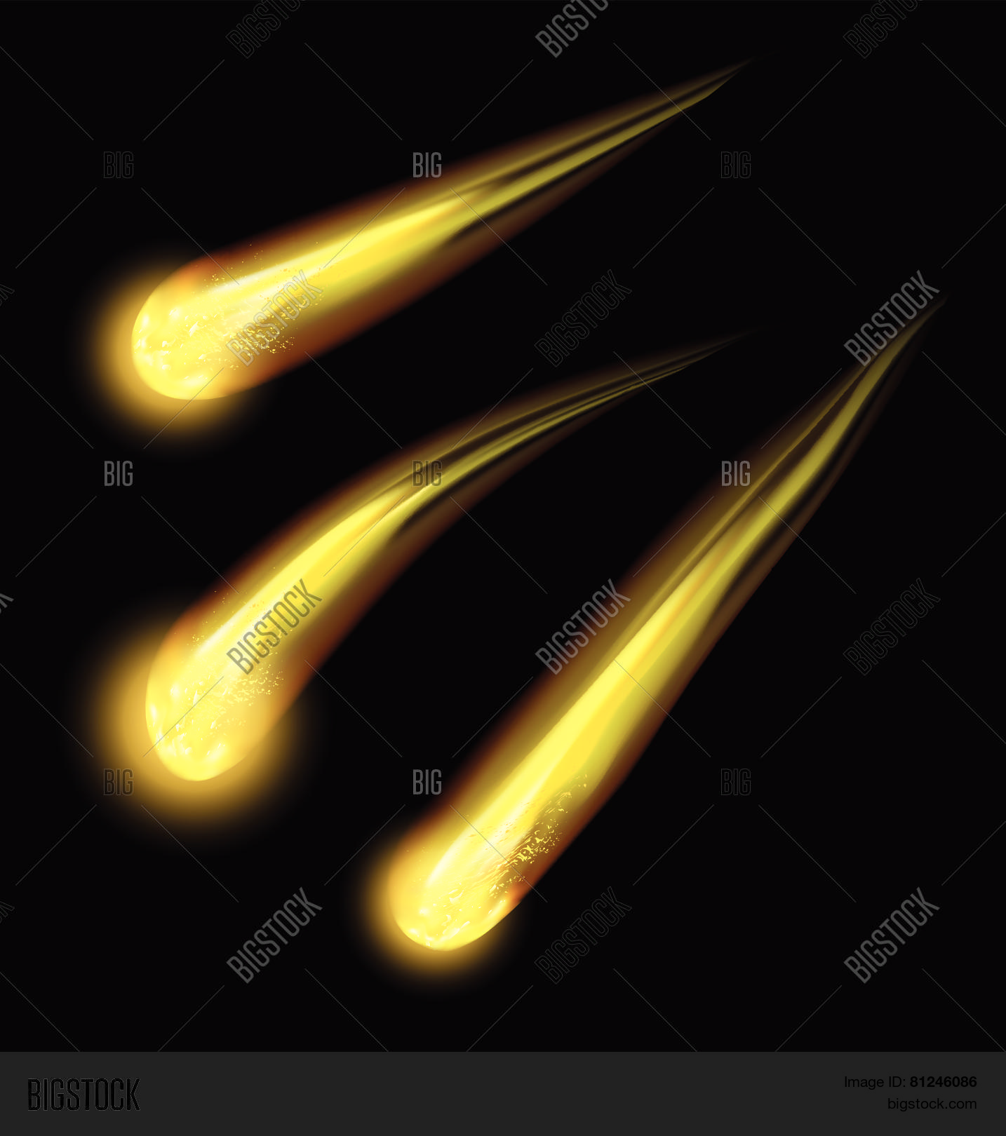 Comet Vector Vector & Photo (Free Trial) | Bigstock