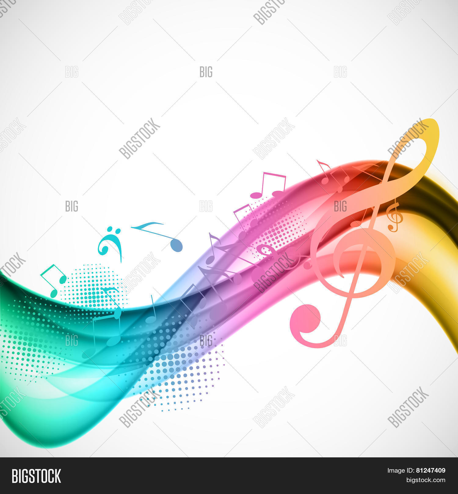 Colorful Music Vector & Photo (Free Trial) | Bigstock