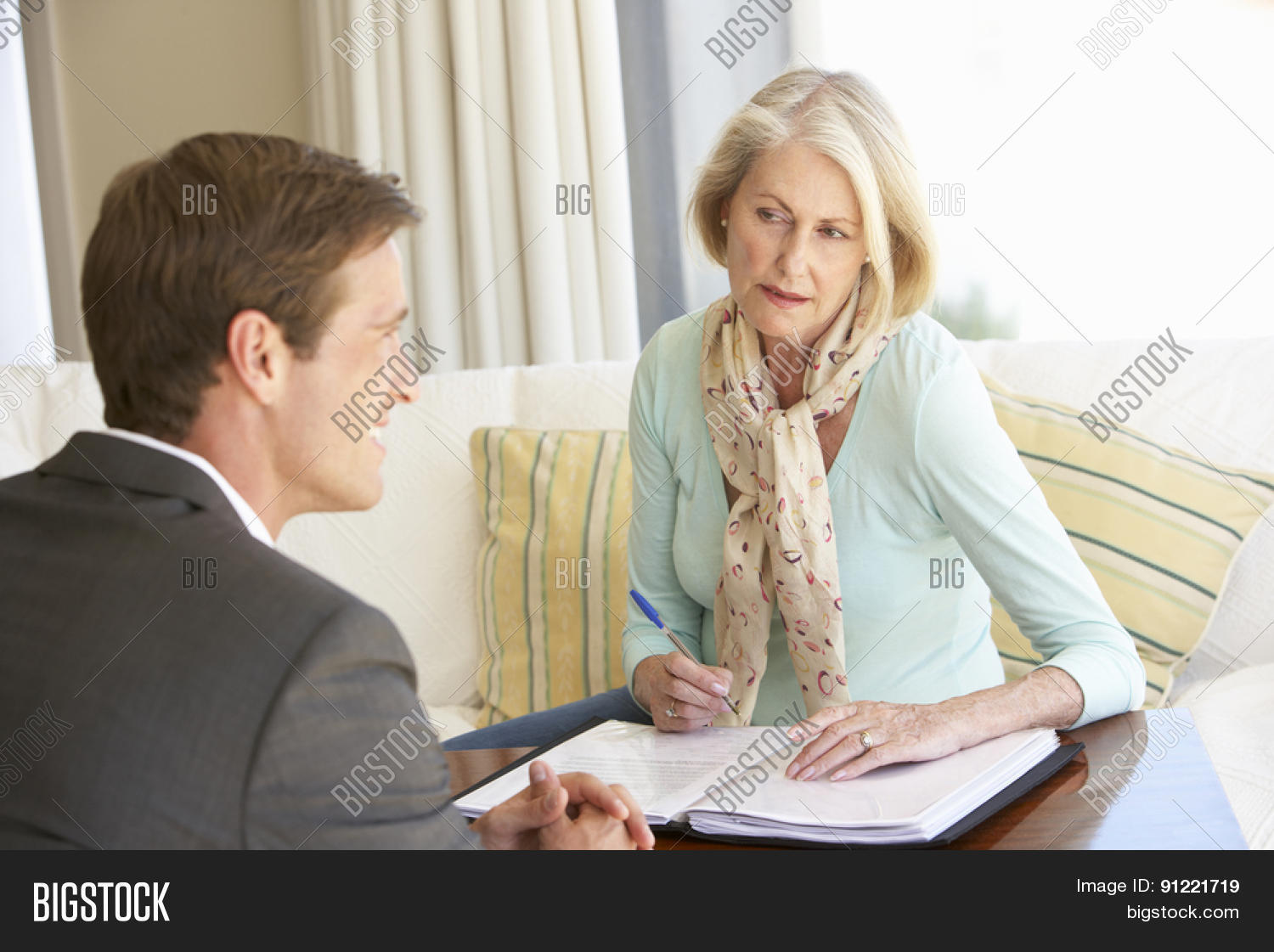 Senior Woman Meeting Image & Photo (Free Trial) | Bigstock