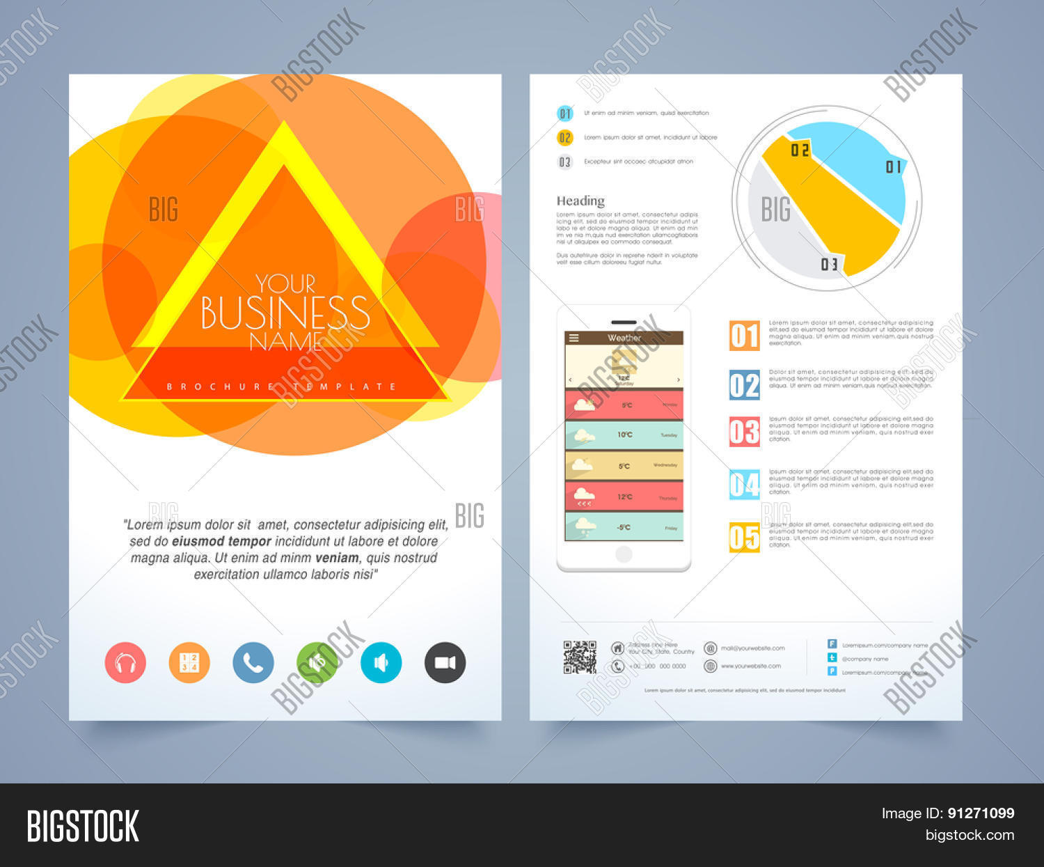 Creative Two Page Vector & Photo (Free Trial) | Bigstock