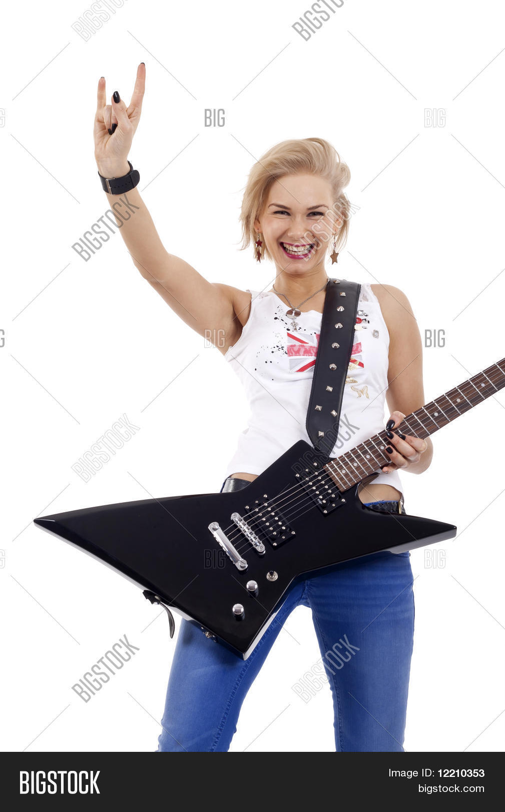 Rock Star Woman Image & Photo (Free Trial) | Bigstock