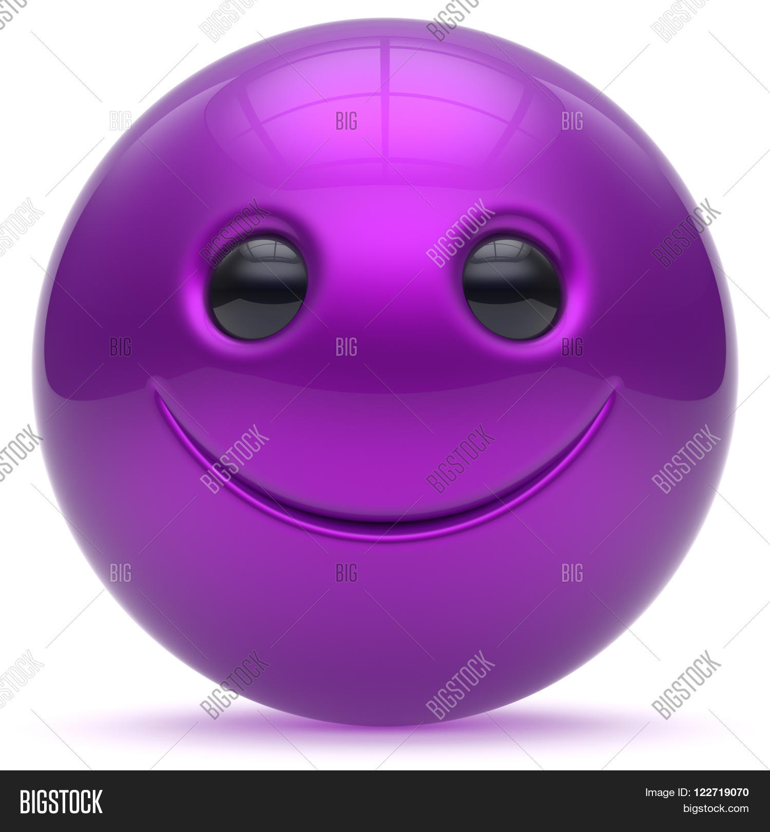 Cute Purple Smiley Faces